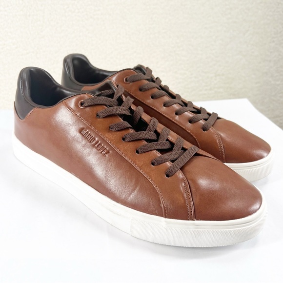 Mario Lopez | Shoes | Mens Mario Lopez Leather Cognac Shoes Size 1 New ...